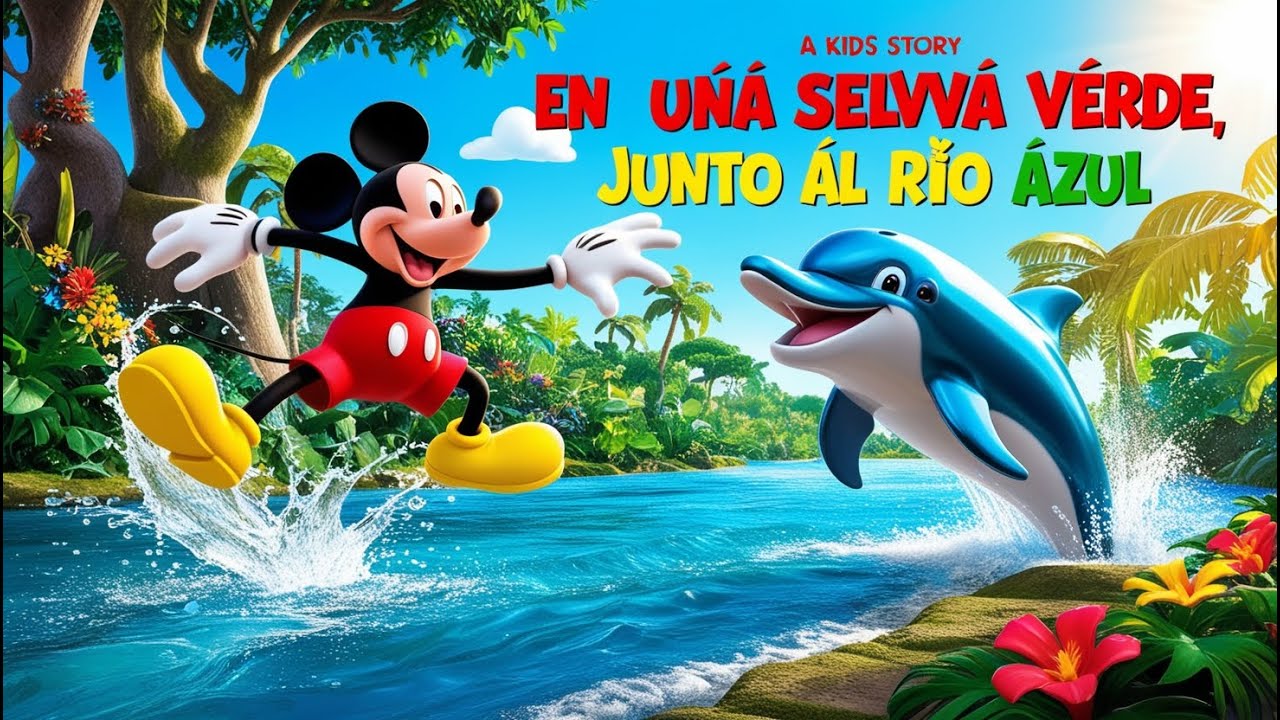 En Una Selva Verde, Junto al Río Azul | Kids Rhymes | Kids Song # ...