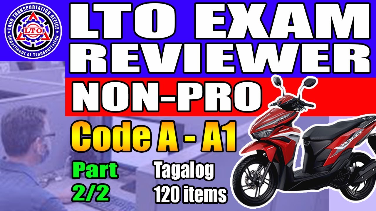 LTO EXAM REVIEWER FOR NON PROFESSIONAL DRIVER`S LICENSE RESTRICTION ...