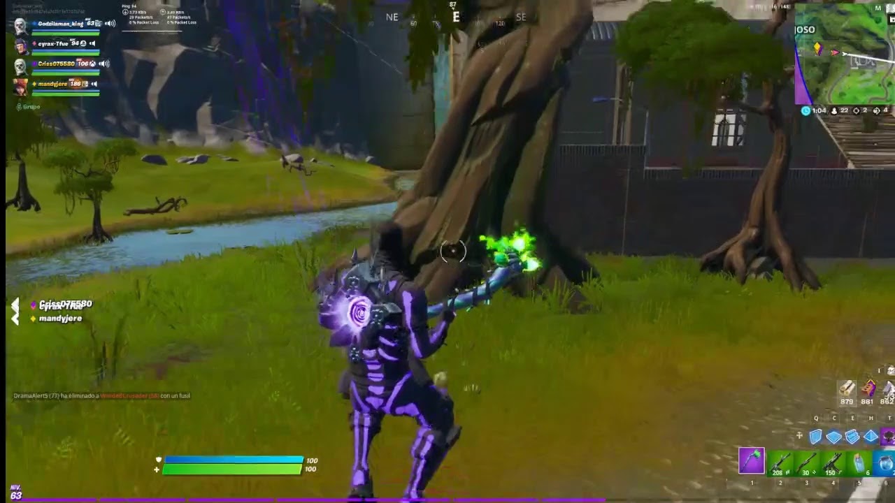 JUEGA CONMIGO FORTNITE *SKULL MORADA* *ZOMBIE ROSA* CHILE!! #CHILE # ...