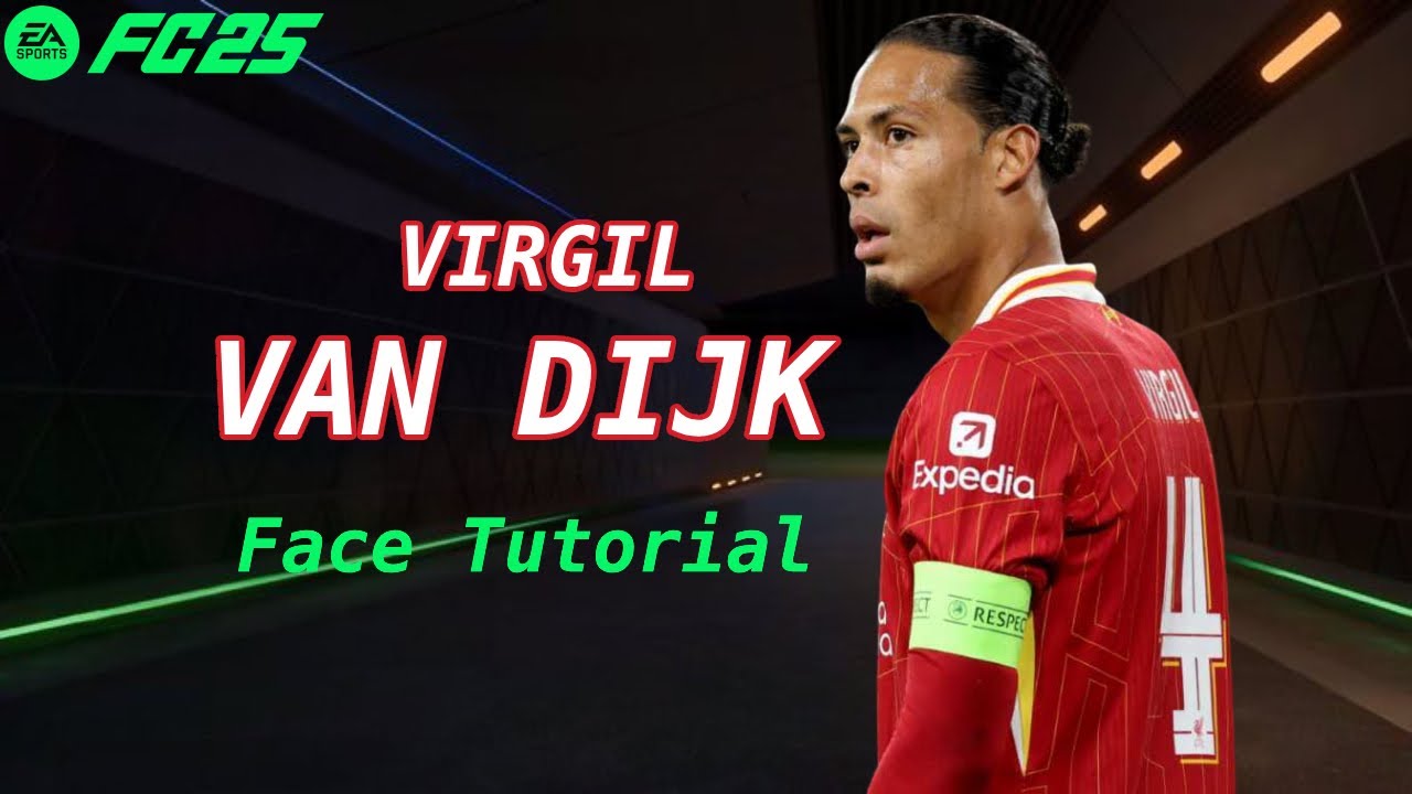 EA FC25 - VIRGIL VAN DIJK [PROCLUBS FACE LOOKALIKE] - YouTube