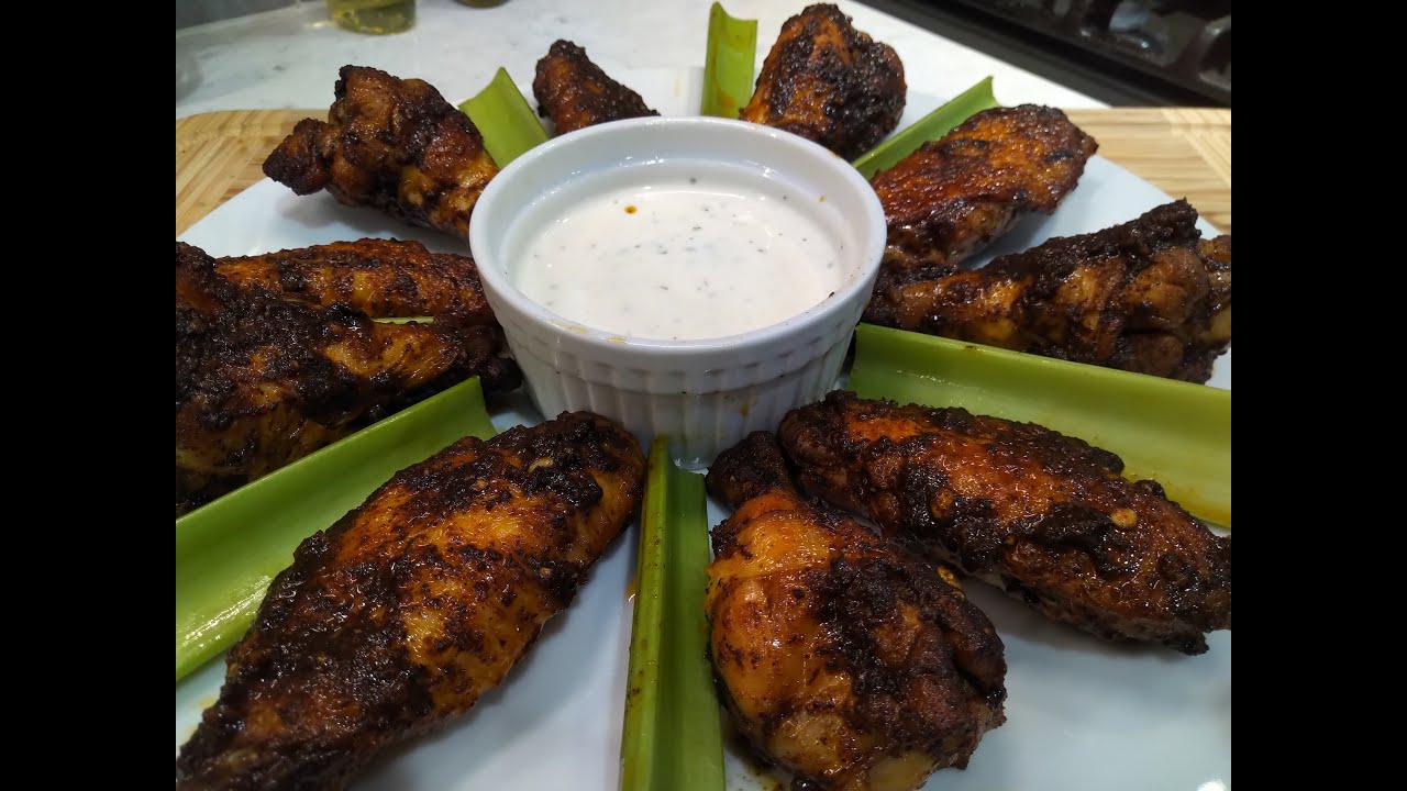 One Skillet Quick/Easy Wings - YouTube