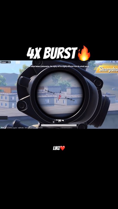 4x burst 🔥BGMI PUBG MOBILE #bgmi #gaming #pubgmobile - YouTube