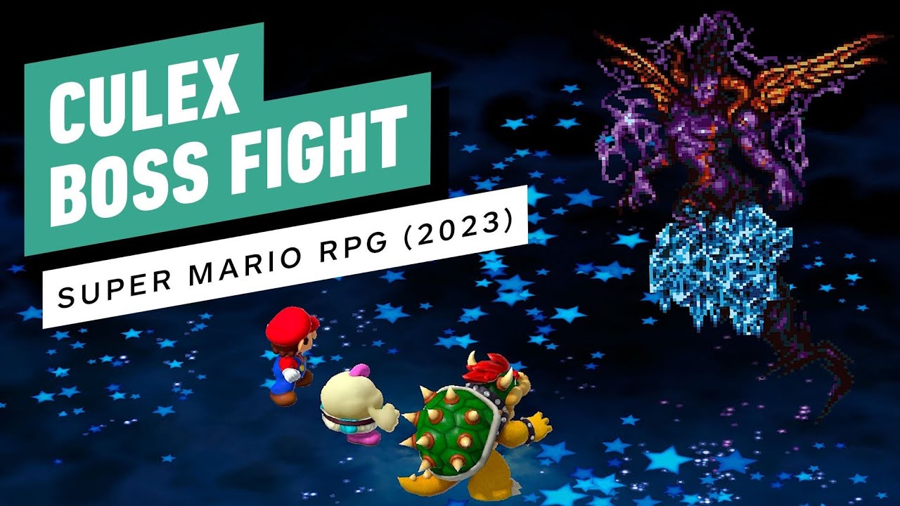 Super Mario RPG (Nintendo Switch) Secret Boss Culex from FF Saga - YouTube