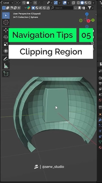 Blender Navigation Tip 05: Clipping Region - YouTube