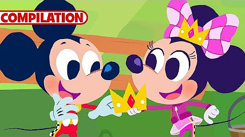 Five little Mickey mouse Jumping on the Bed and more Rhymes - YouTube