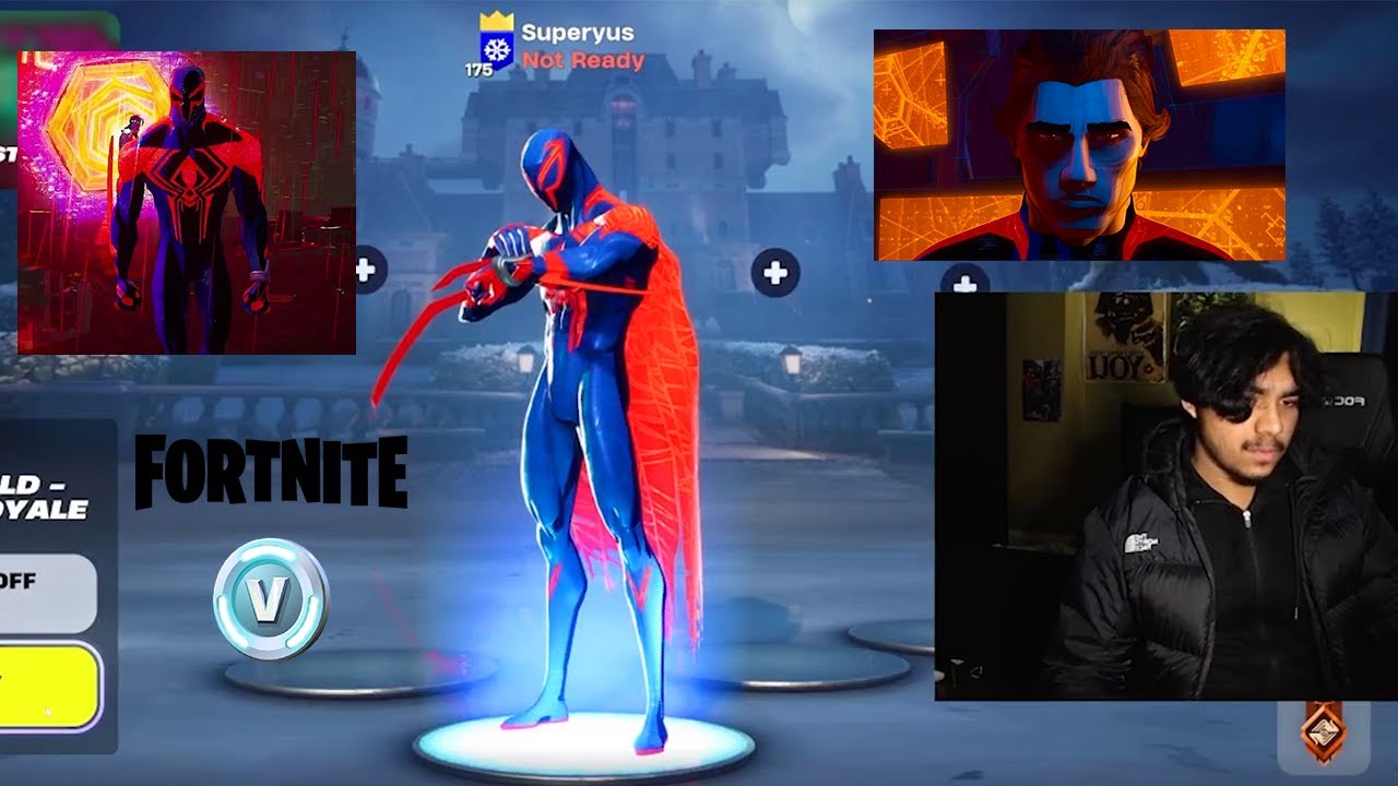 SPIDER-MAN 2099 FORTNITE (Miguel O'Hara) GAMEPLAY - YouTube