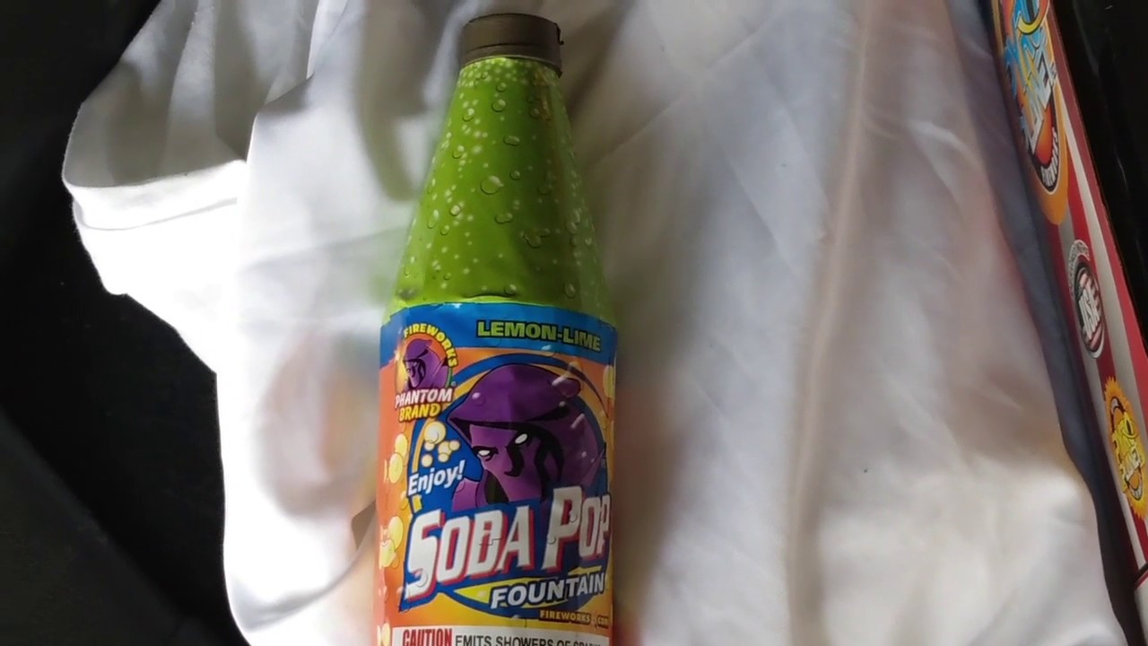 SODA POP FOUNTAIN LEMON LIME BY PHANTOM FIREWORKS - YouTube