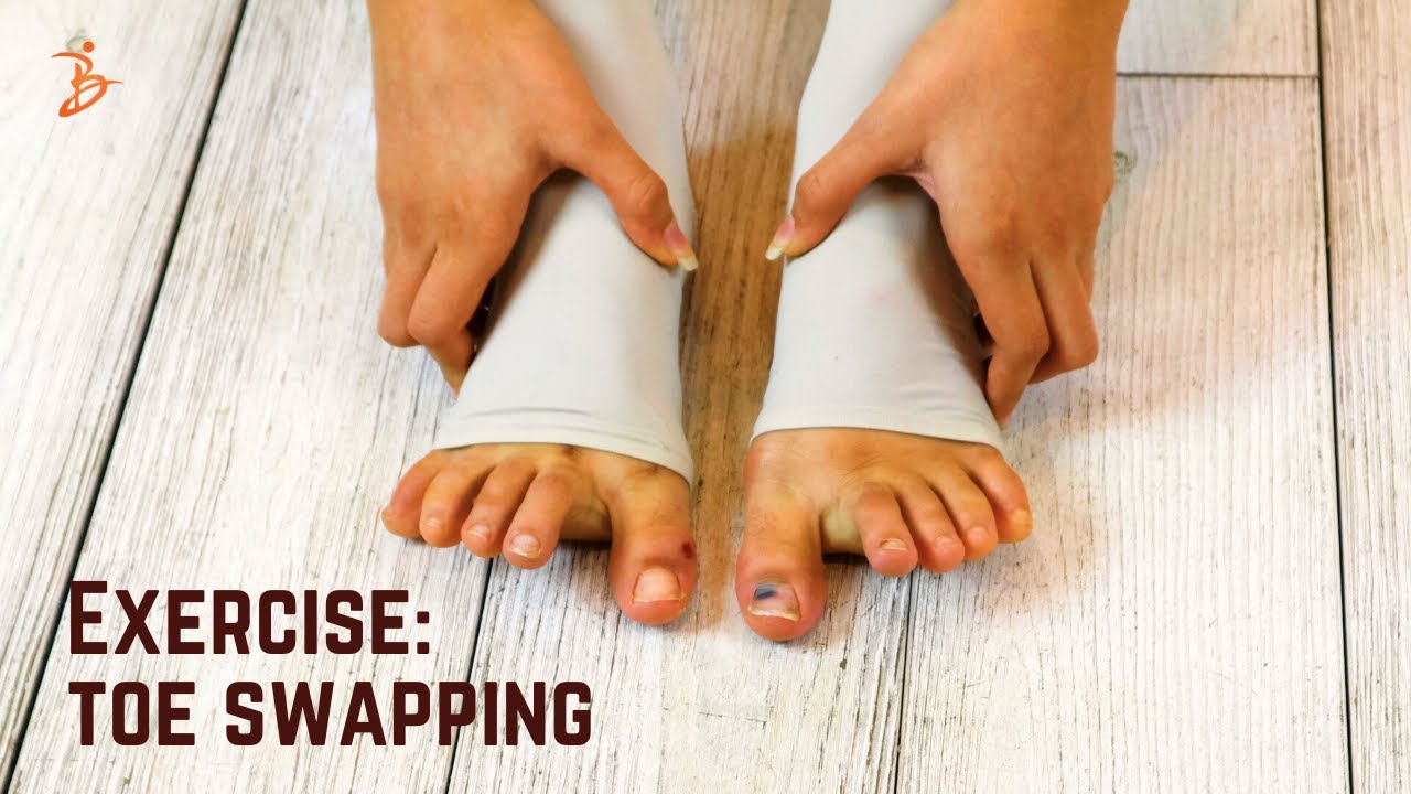 Toe swapping - Feet exercises - YouTube