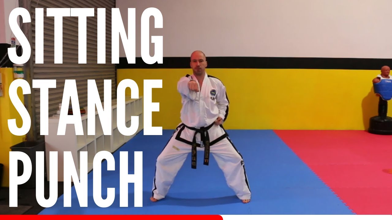 Sitting Stance Middle Punch Tutorial - Annun So Kaunde Jirugi ...