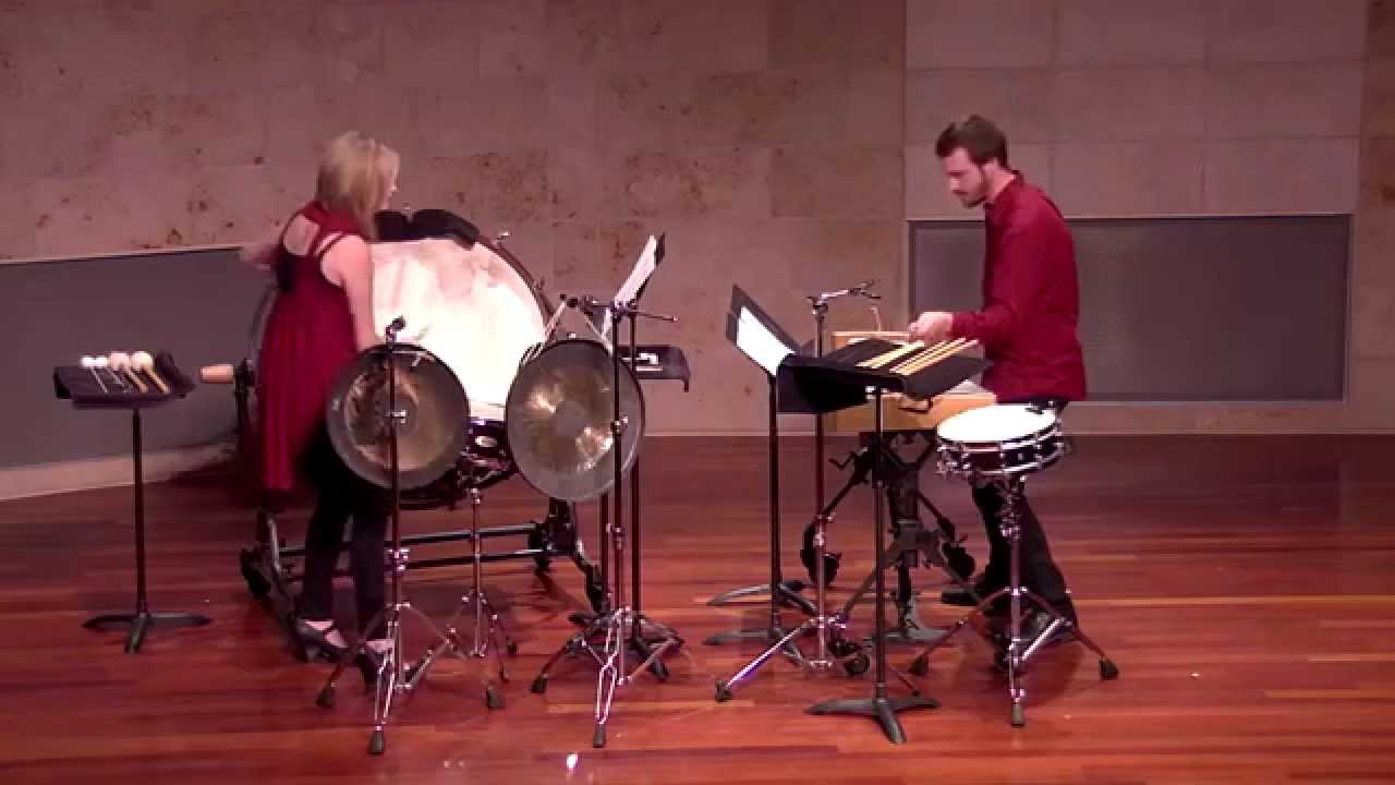 Lucas Floyd: Five Miniatures for Two Percussionists (2013) - YouTube