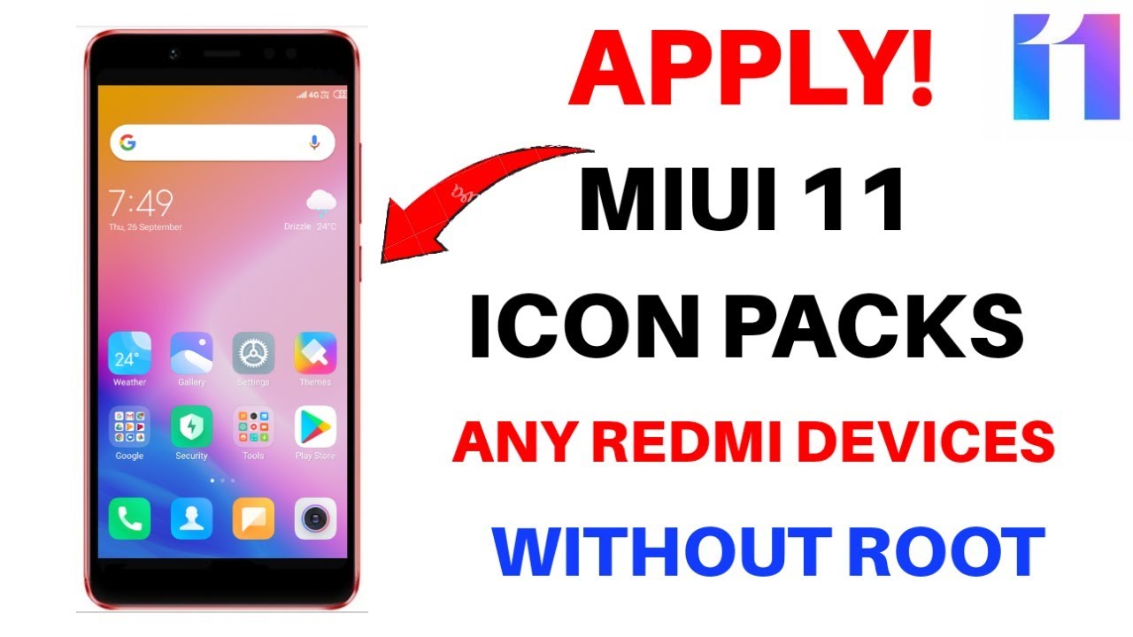 APPLY MIUI 11 ICON PACKS IN ALL XIAOMI PHONES WITHOUT ROOT, SIMPLE ...