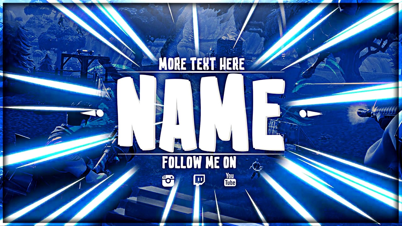 FREE FORTNITE TWITTER HEADER TEMPATE - YouTube