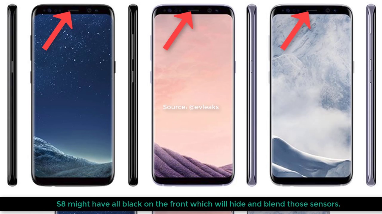 Samsung Galaxy S8 Official Colors Revealed via Twitter - YouTube