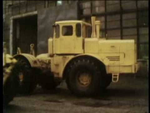 History of manufacture of a tractor of Kirovets. - YouTube