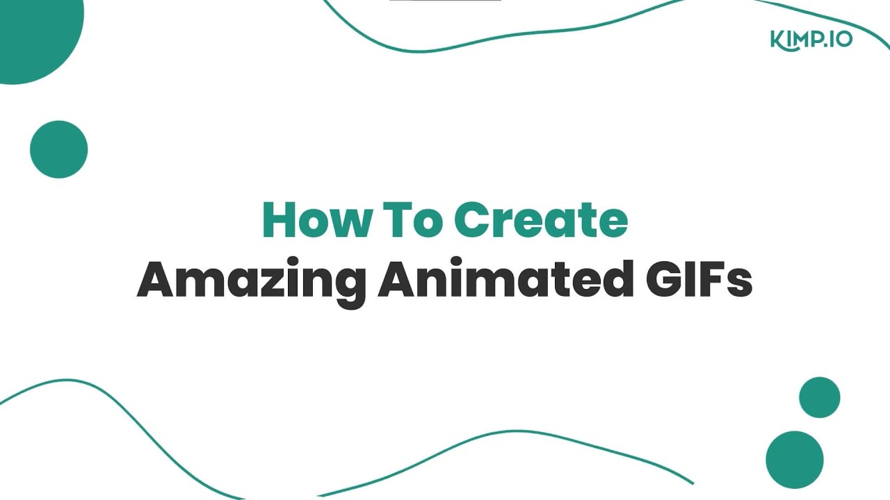 How To Create Amazing Animated GIFs - YouTube