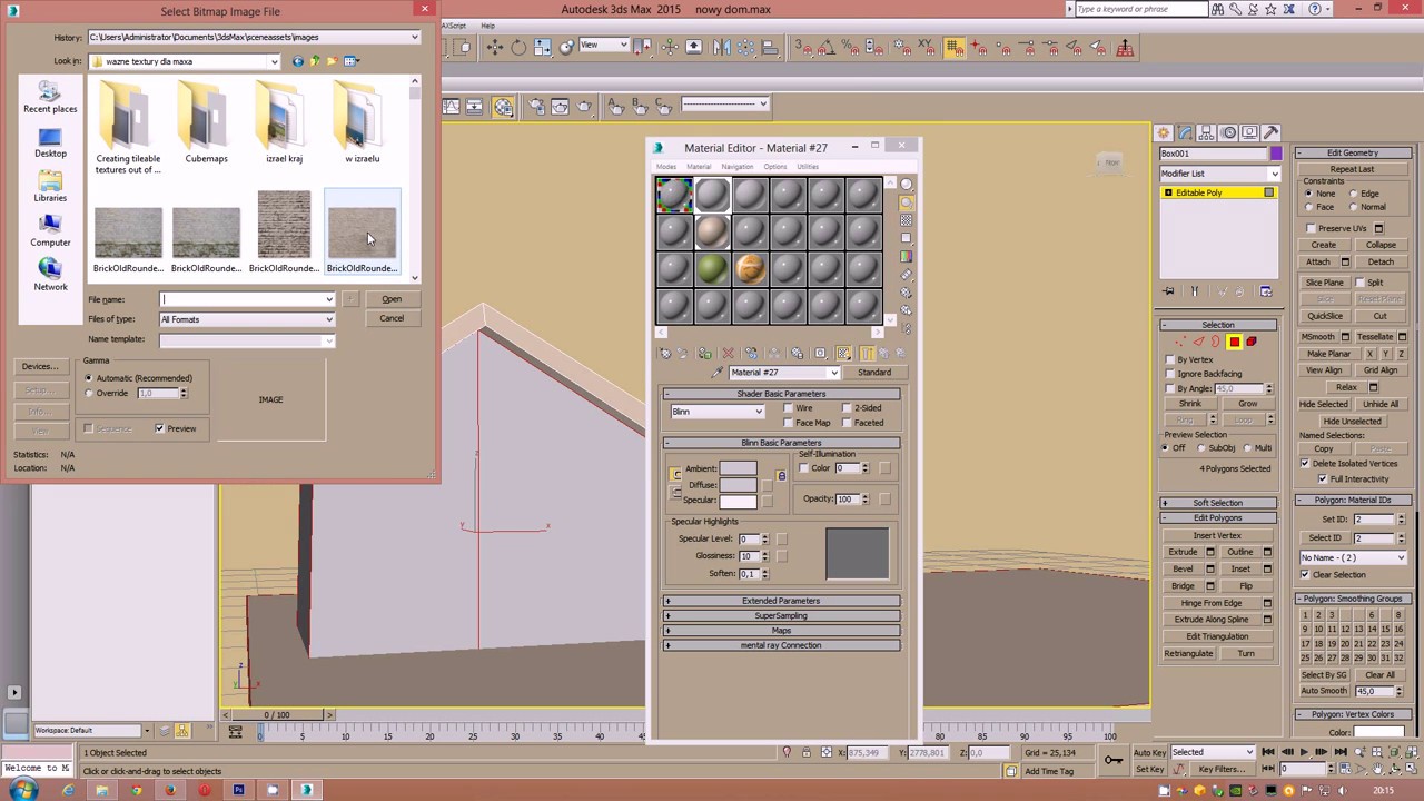 3ds max 2015 - teksturowanie,mental ray rendering & Photoshop (2014 ...