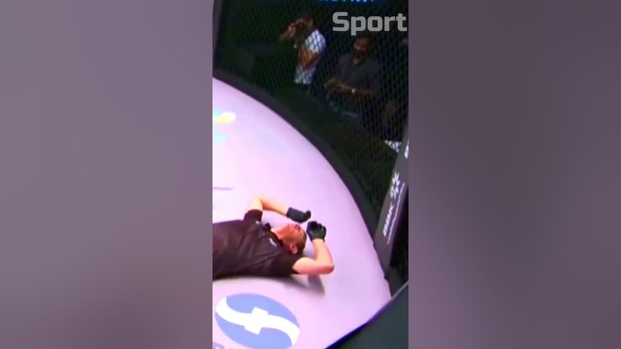 When The Referee Gets Knocked Out ! - YouTube