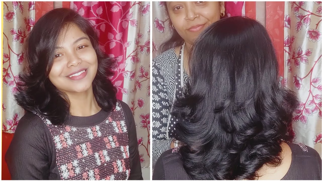 Step cut for medium hair | Step by step | Cutting.| Hair cut - YouTube