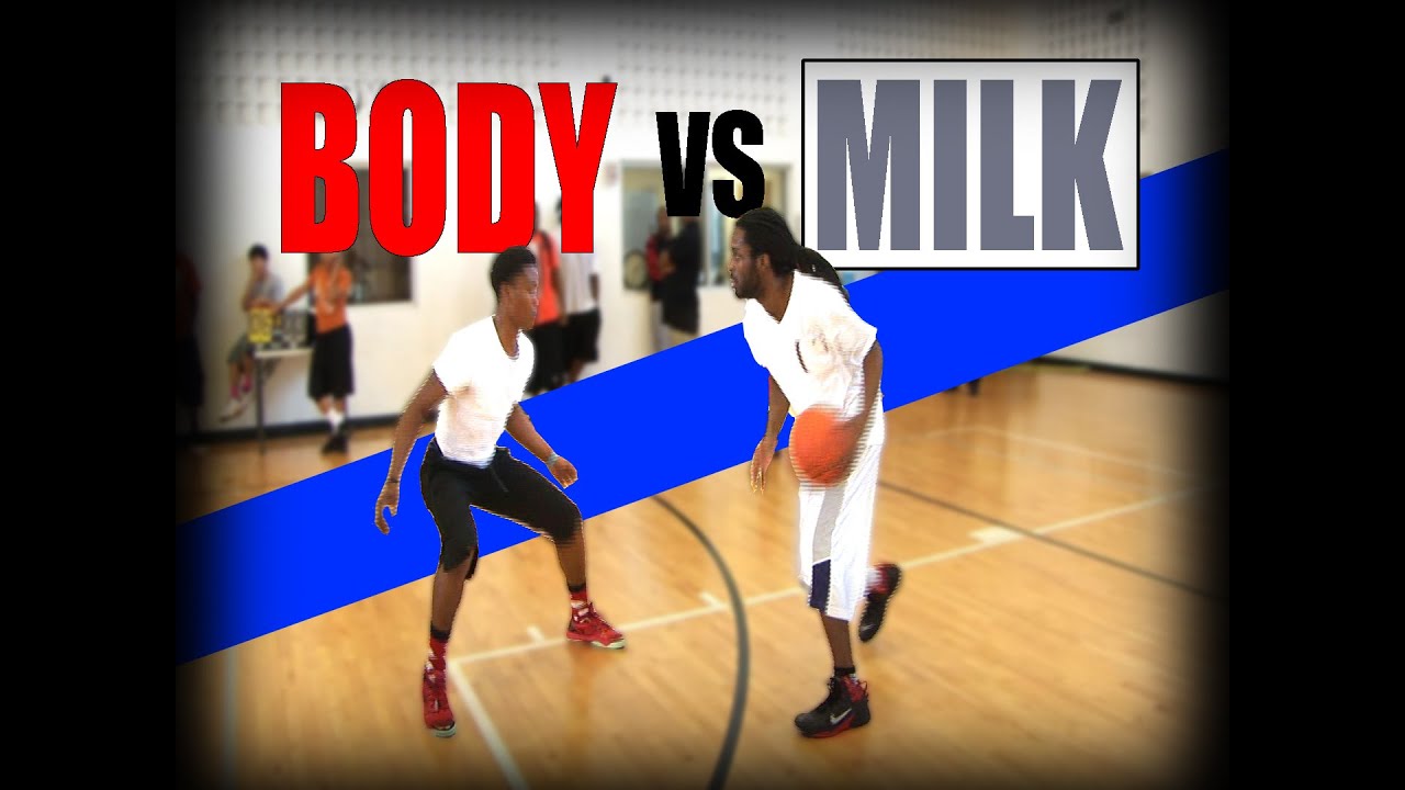 1 on 1 Basketball, (Body vs Milk) Game 071 - V1F - YouTube