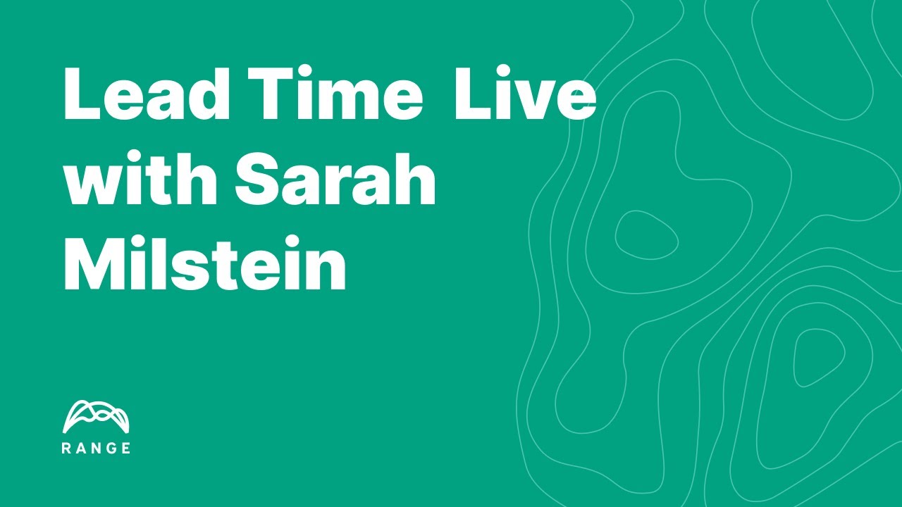 Live Lead Time Chat with Sarah Milstein - YouTube