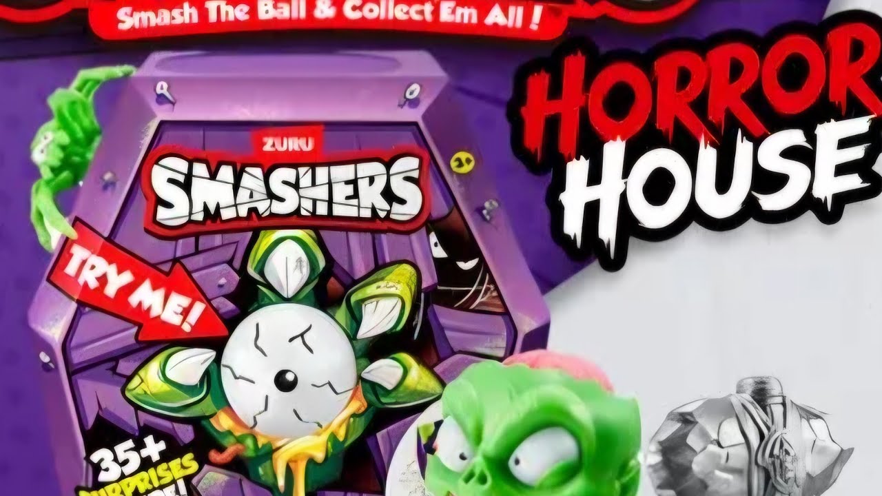 Red T-Rex Zombie From Smashes ZURU HALLOWEEN HORROR HOUSE. - YouTube