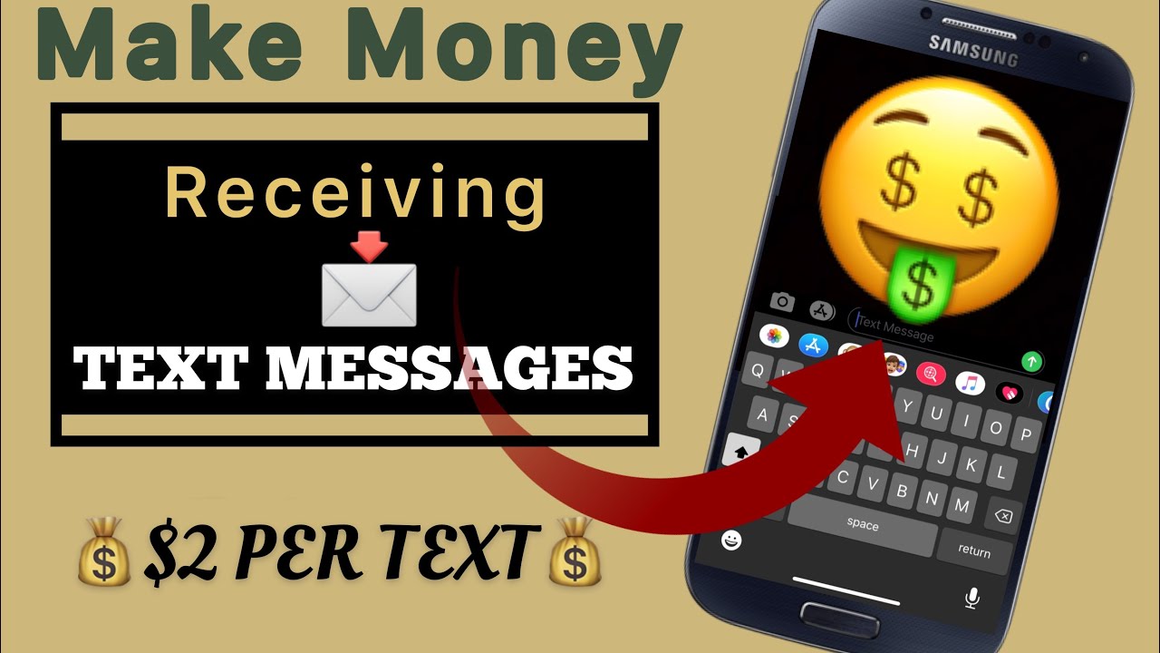 Make Money Receiving TEXT Messages ($2 PER TEXT) Make Money Online ...