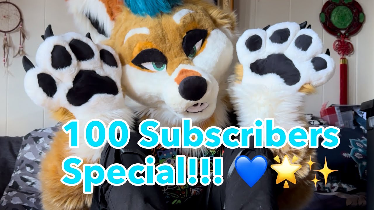 Fluffy Paw & Beans Reveal!! 💙 💙 100 SUBSCRIBERS SPECIAL!!!! - YouTube
