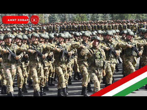 В Душанбе ко 32-й годовщины Независимости состоялся военный парад с участием 20 тысяч военных