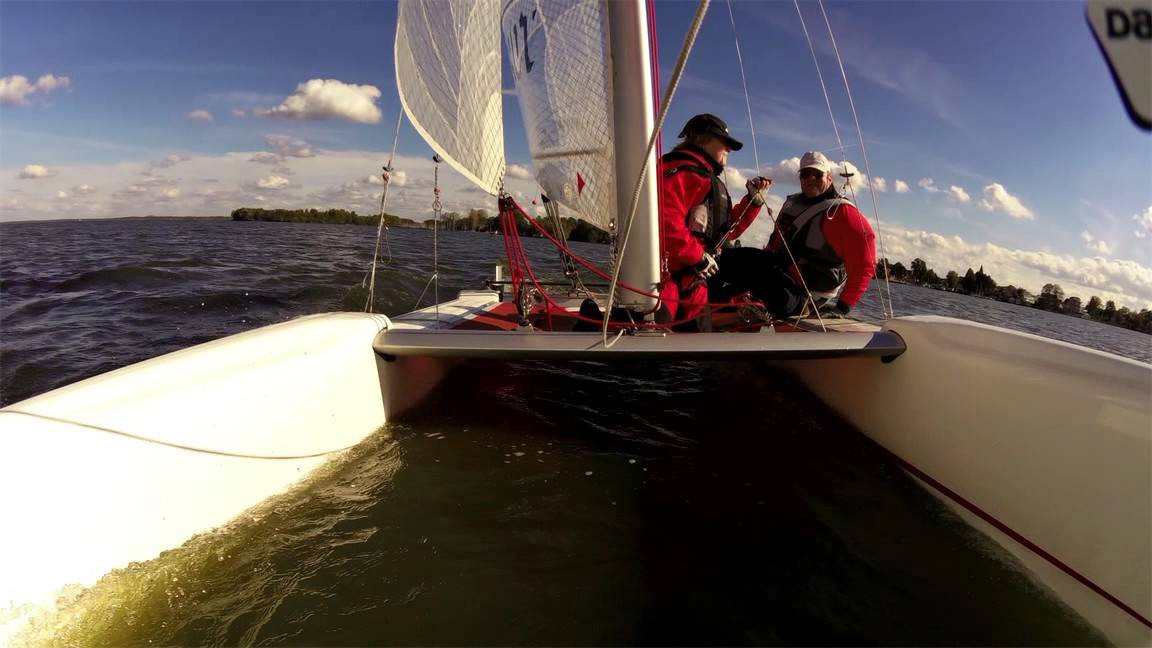 TopCat K2 3-4 Bft Steinhuder Meer - YouTube