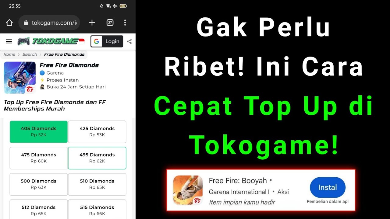 Top+up+toko+game ~ Cara Top Up Di Tokogame - YouTube
