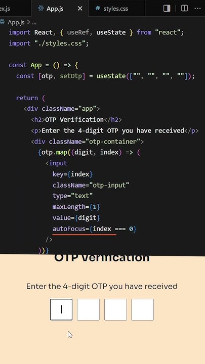 React Interview Series Day 9 Otp Input Box Programming React Interview Coding Youtube