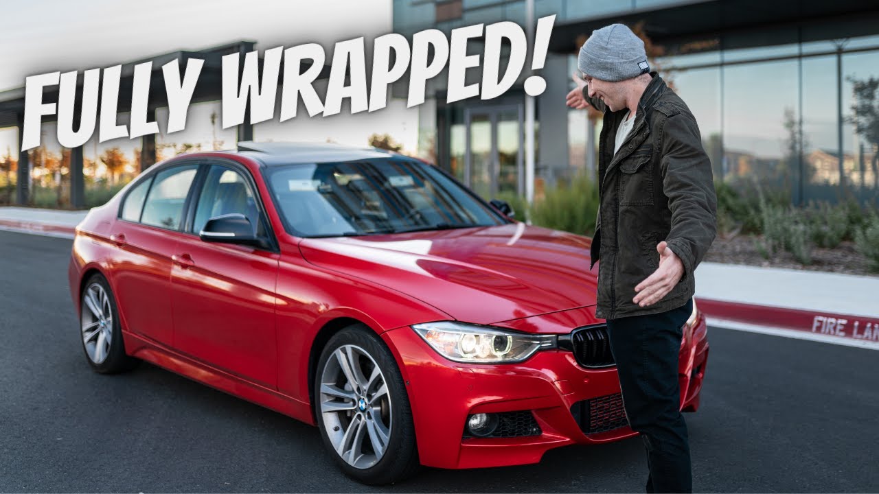 FULLY WRAPPING MY BMW F30 335I!!! - YouTube
