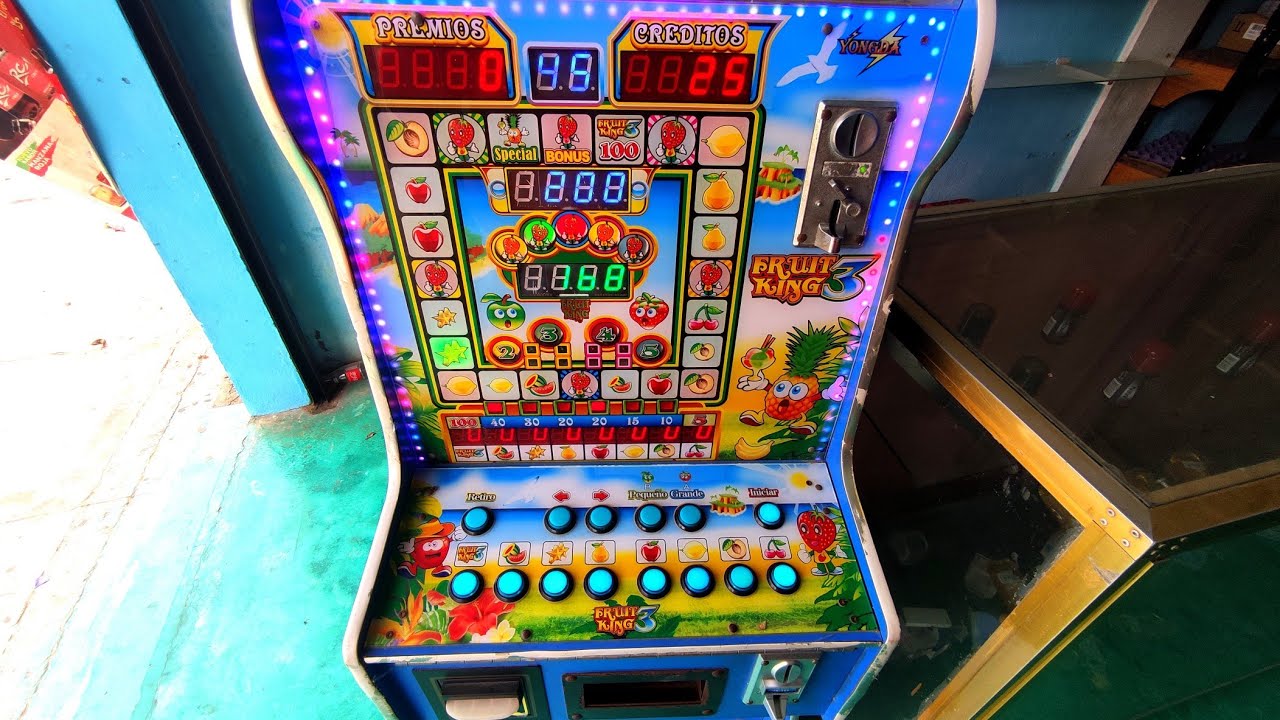le apuesto a una maquinita tragamoneda de fruit king - YouTube