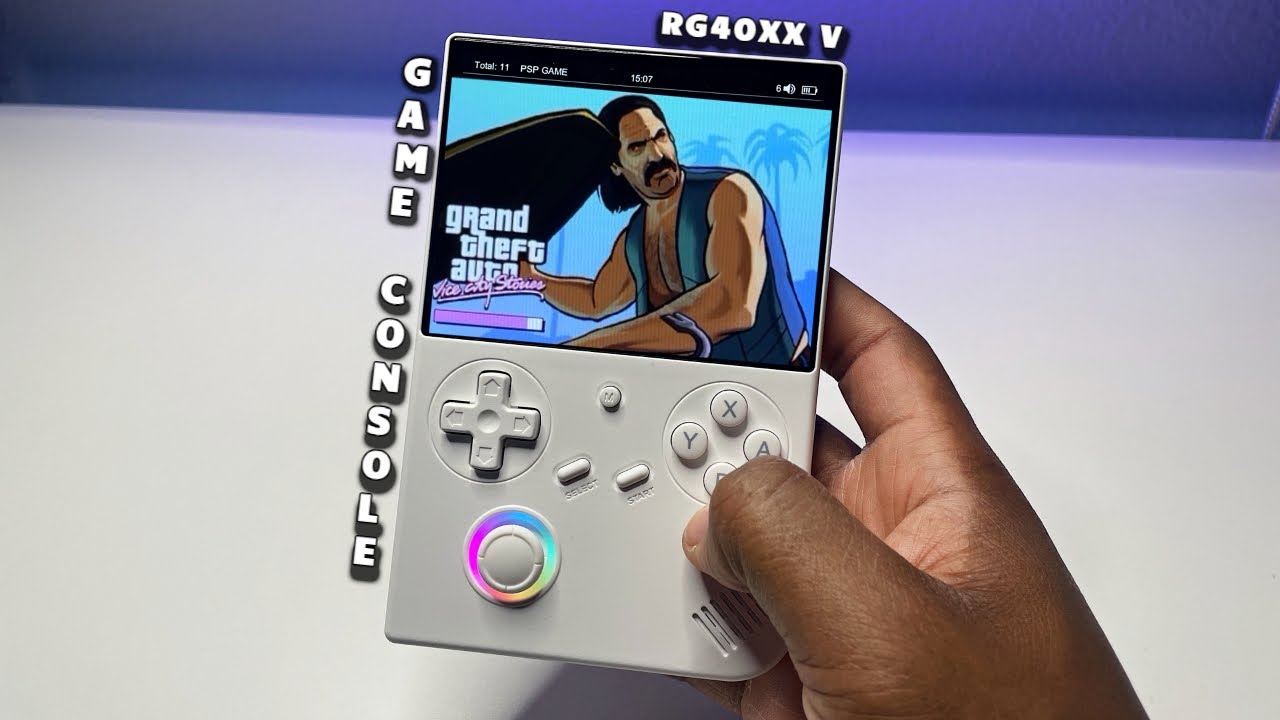 Anbernic RG40XXV Handheld Gaming Console, Gameplay and Unboxing! - YouTube