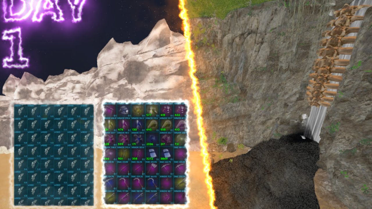 Day 1 Claiming Viking Bay Cave- INX 2man - YouTube