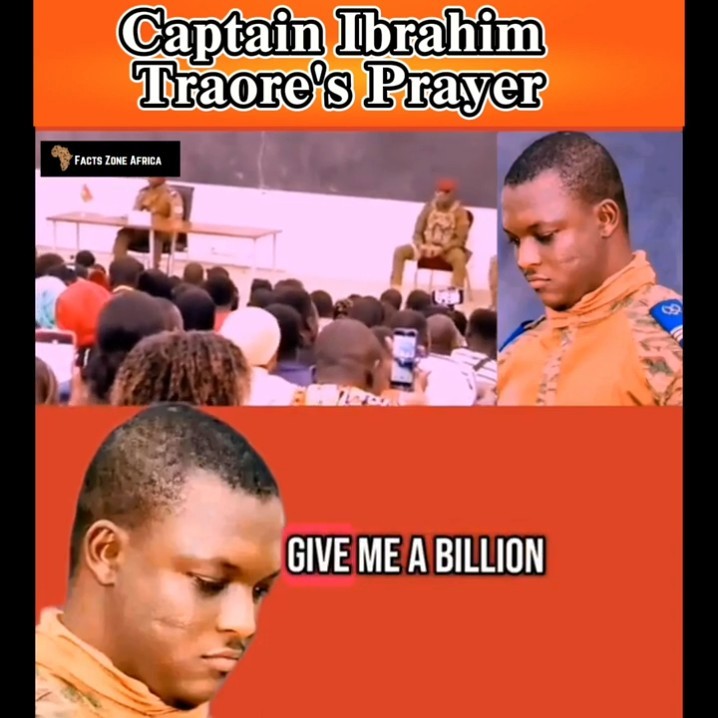 Captain Ibrahim Traore's Prayer - YouTube