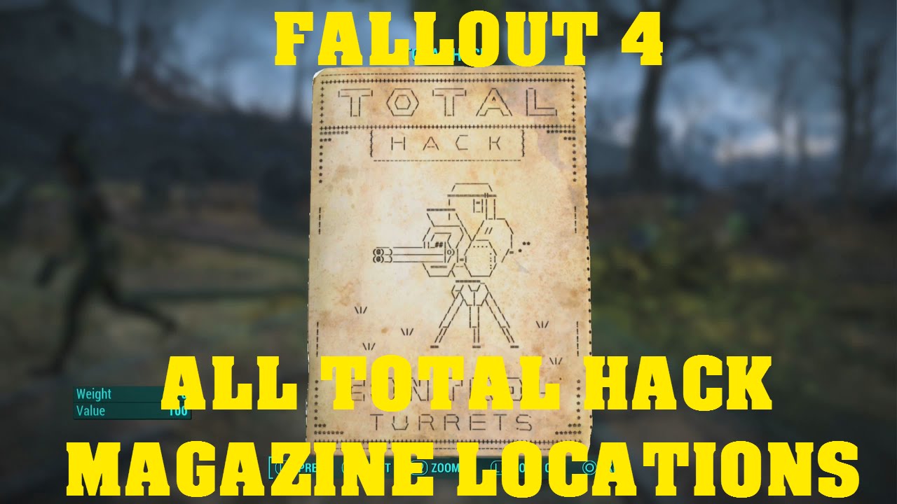 FALLOUT 4 - All Total Hack Magazine Locations - YouTube