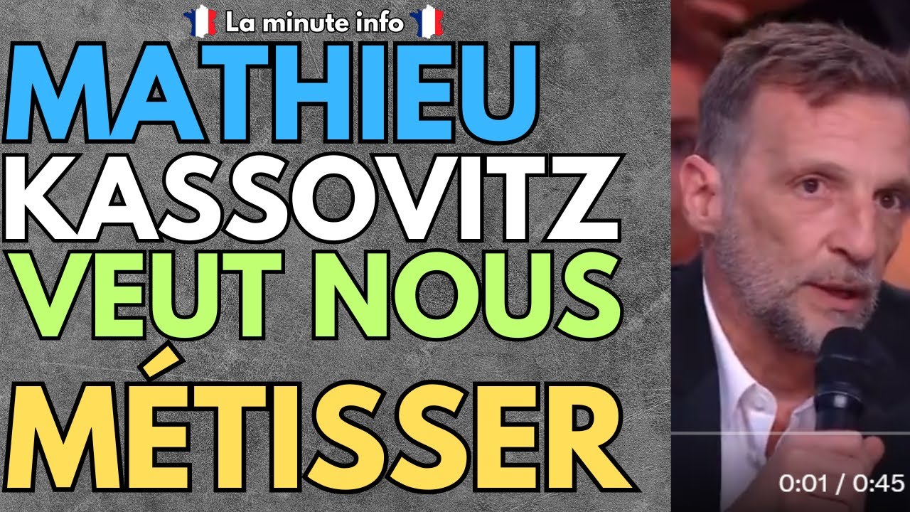 MATHIEU KASSOVITZ VEUT NOUS MÉTISSER ET NOUS DIT QUE LES FRANCAIS DE ...