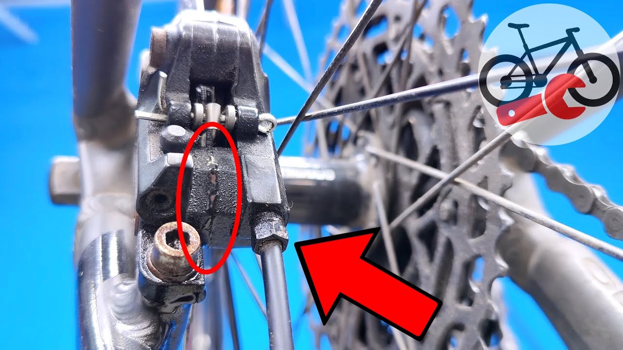 Bicycle brake repair. How to properly clean a bicycle brake disc - YouTube