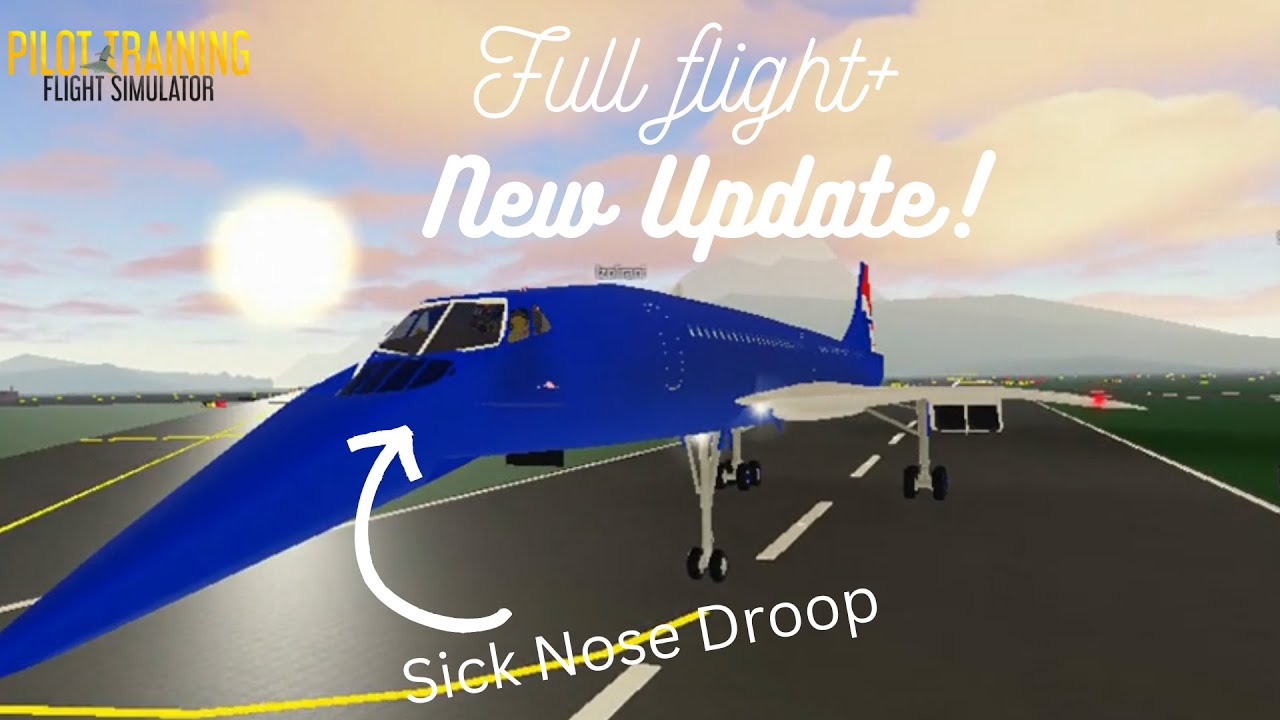 PTFS New Update + Full Concorde Flight|| Roblox - YouTube