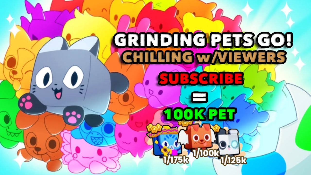 🔴PETS GO/ Pet Simulator 99! | AFK Rolling/Grinding and Chilling w ...