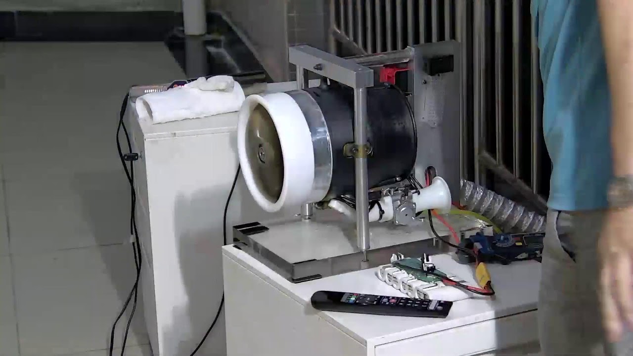 Rotor Engine Generator test - YouTube