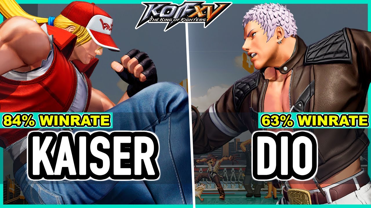 KOF XV Kaiser (Kyo/Terry/Ryo) vs Dio (Maxima/Yashiro/Shermie) - YouTube