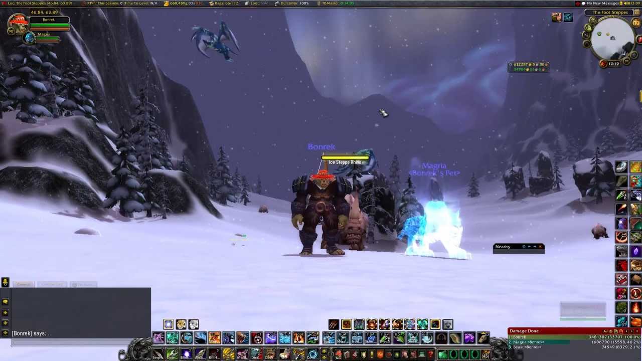 WoW: Snowing In The Storm Peaks - Arctic Fox Kit - YouTube