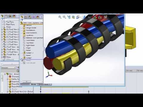 Creating realistic dynamic cables in SolidWorks - YouTube