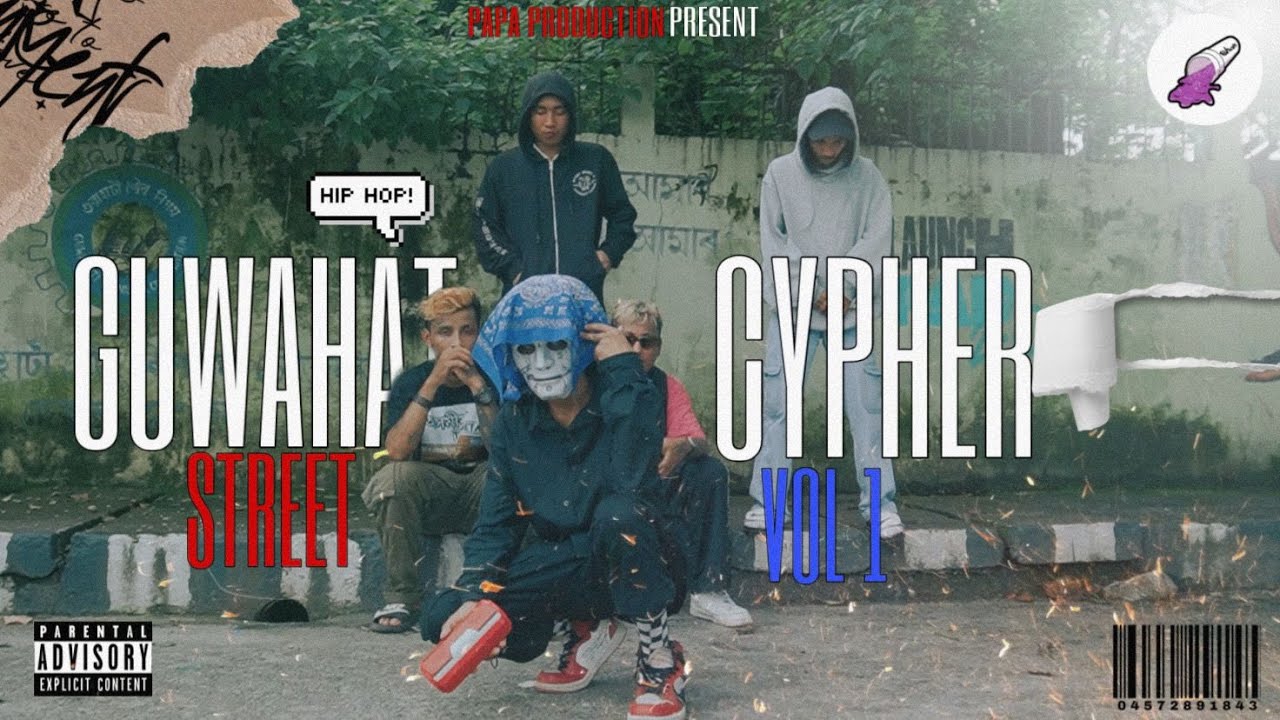 GUWAHATI STREET CYPHER - TAKAR , XBELETH , ANDHAKAARI , RIKZ X MC SAM ( PROD BY PAPA PRODUCTION ...