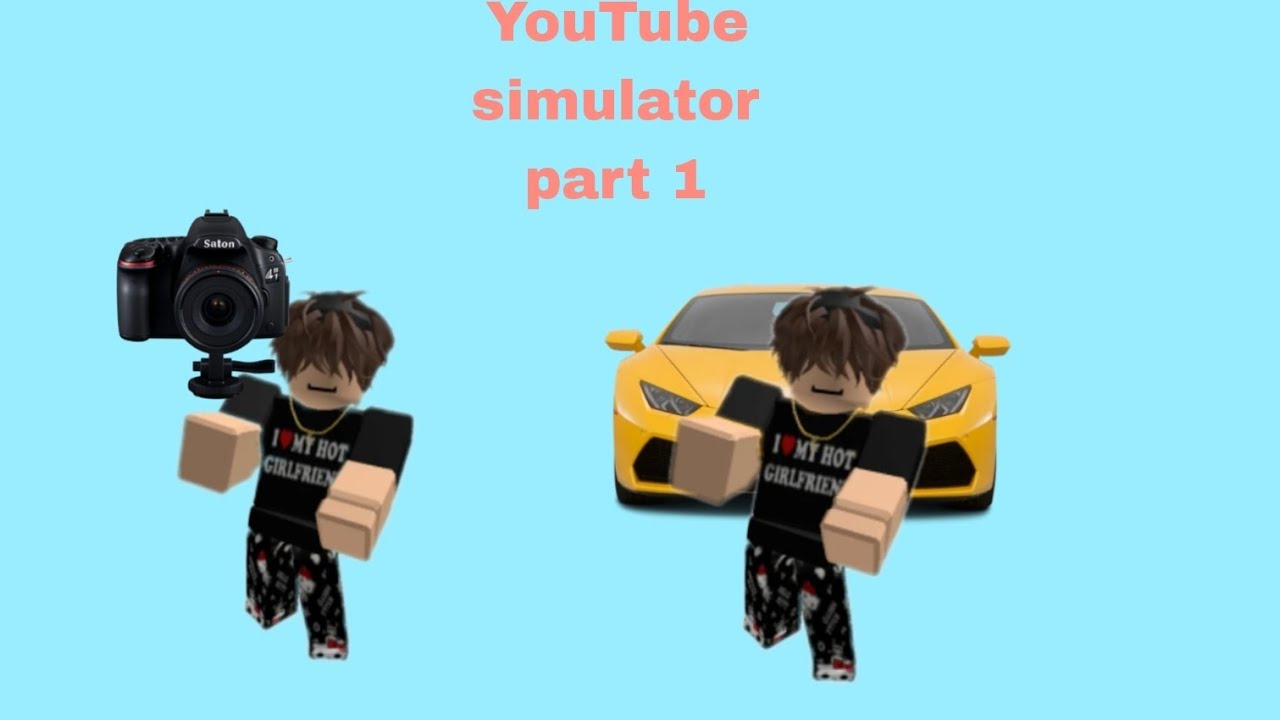 roblox youtuber simulator part 1 - YouTube