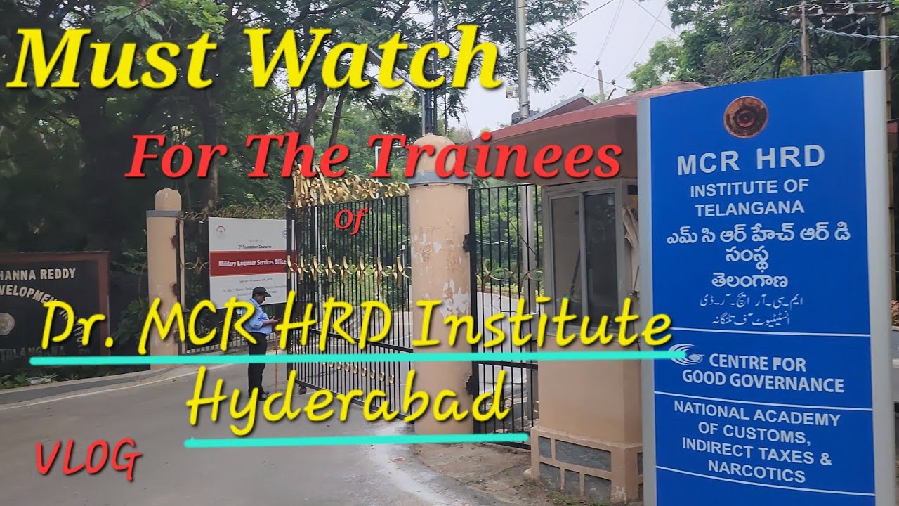 Show around of Dr MCR HRD Institute Hyderabad - YouTube