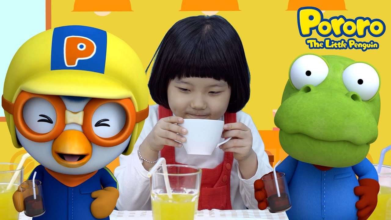 Pororo's Healthy Eating | I want Coffee, too! | Good Habit Song ...