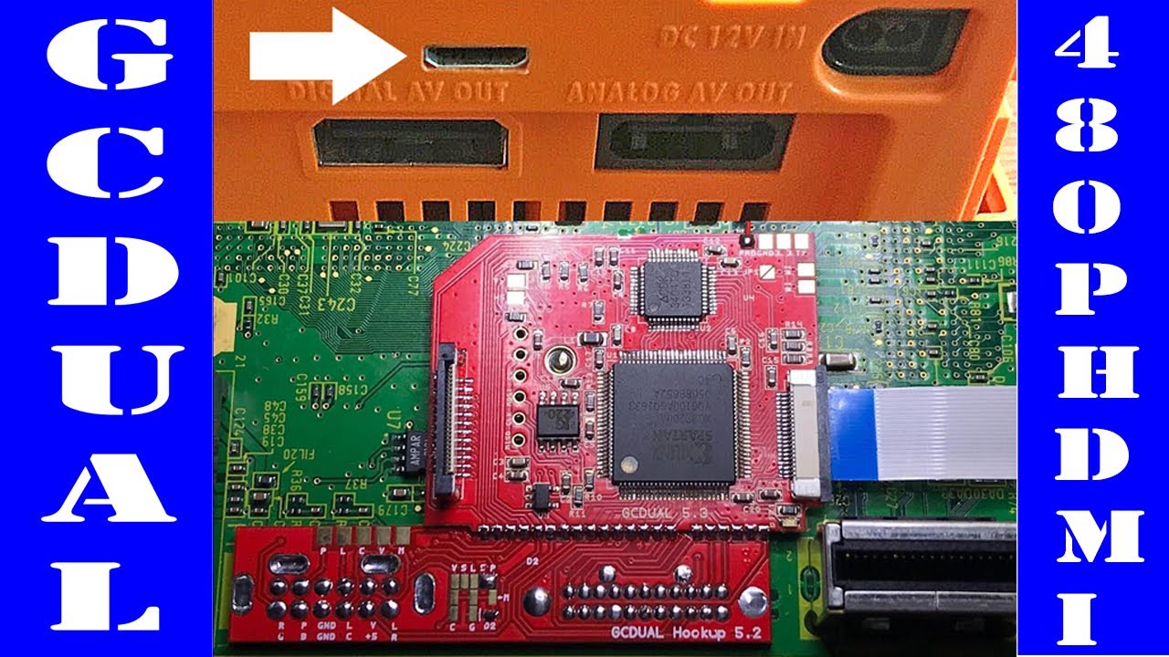 GCDual announcement citrus3000psi gcvideo hdmi component gamecube - YouTube